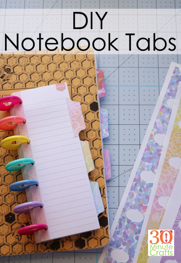 DIY Notebook Tabs 30 Minute Crafts